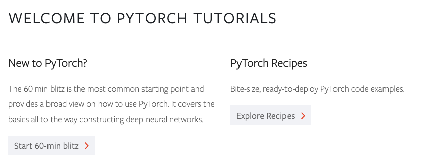 Pytorch 教程的更新与改进 Pytorch Pytorch 深度学习库